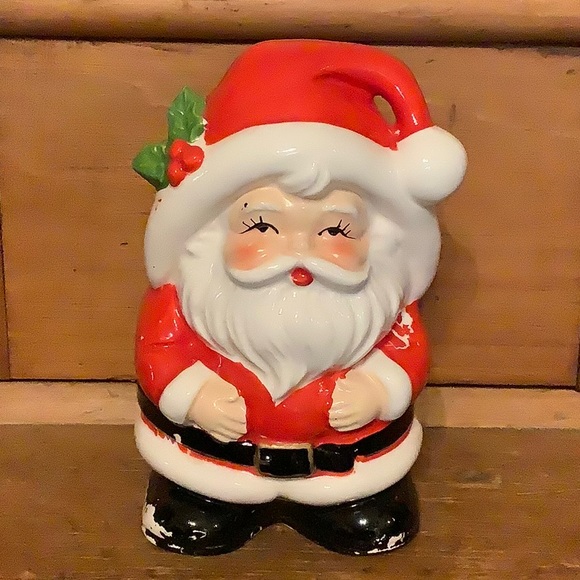 Vintage | Holiday | Vintage Santa Planter Parma By Aai Made In Japan ...
